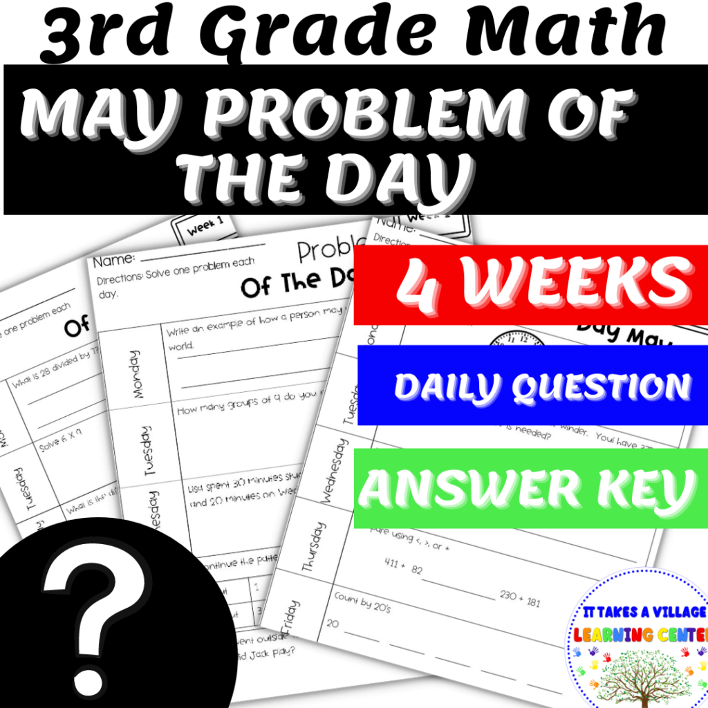 May Math Problem Of The Day | Made By Teachers