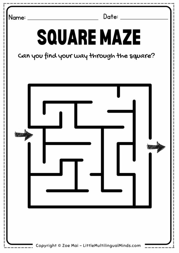 Identify 2D Shapes: 2D Shapes Practice Sheets for Preschool, Pre-K ...