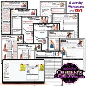 Internal Conflicts Reading Passages, Activities, and Worksheets, Coping ...