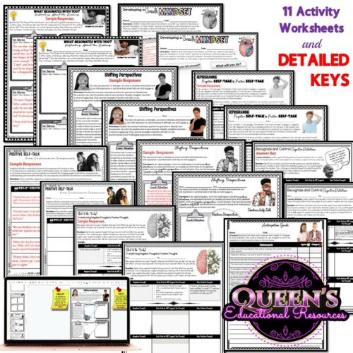 Internal Conflicts Reading Passages, Activities, and Worksheets, Coping ...