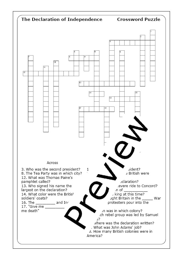 Michael C. Harris "What Is the Declaration of Independence?" worksheets ...