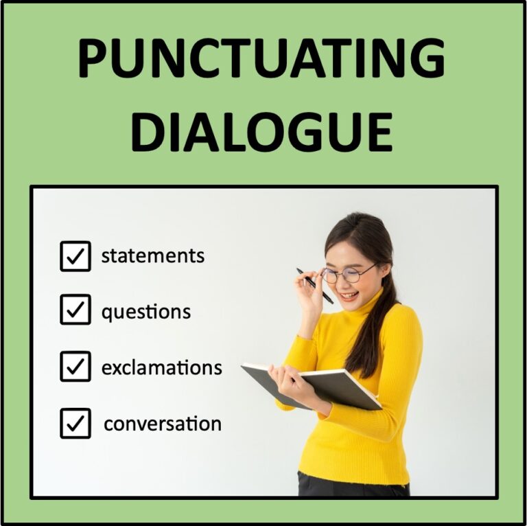 Punctuating Dialogue - an independent work packet | Made By Teachers