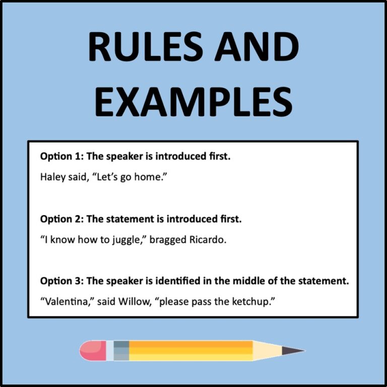 Punctuating Dialogue - an independent work packet | Made By Teachers