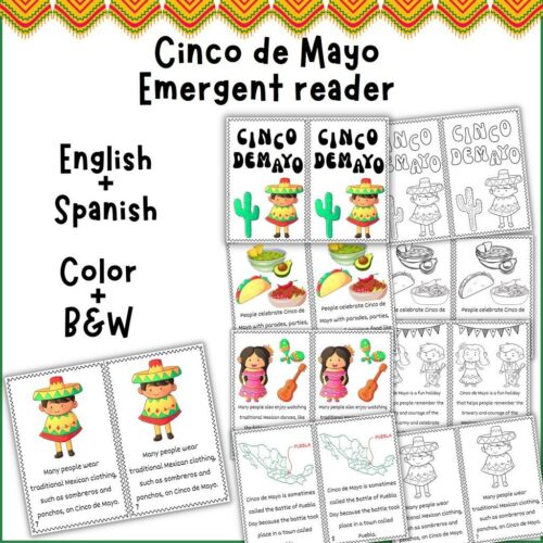 Cinco de mayo Emergent reader, All about cinco de mayo | Made By Teachers