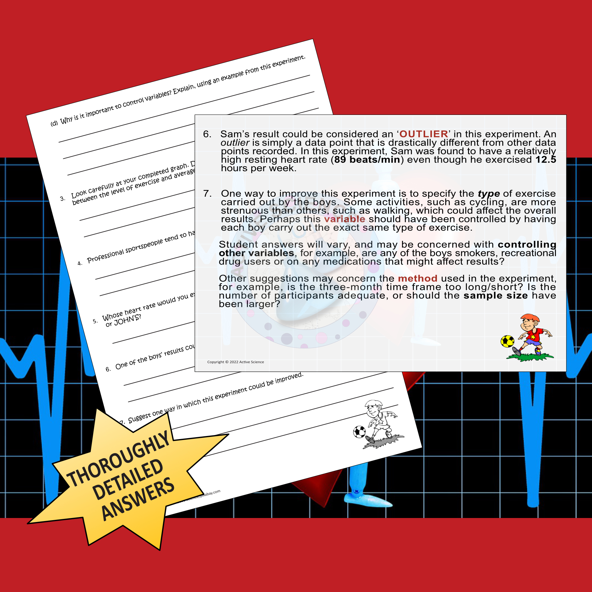 Heart Rate versus Exercise (US edition) | Made By Teachers