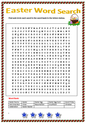 Easter Word Search Puzzle with Answers | Made By Teachers