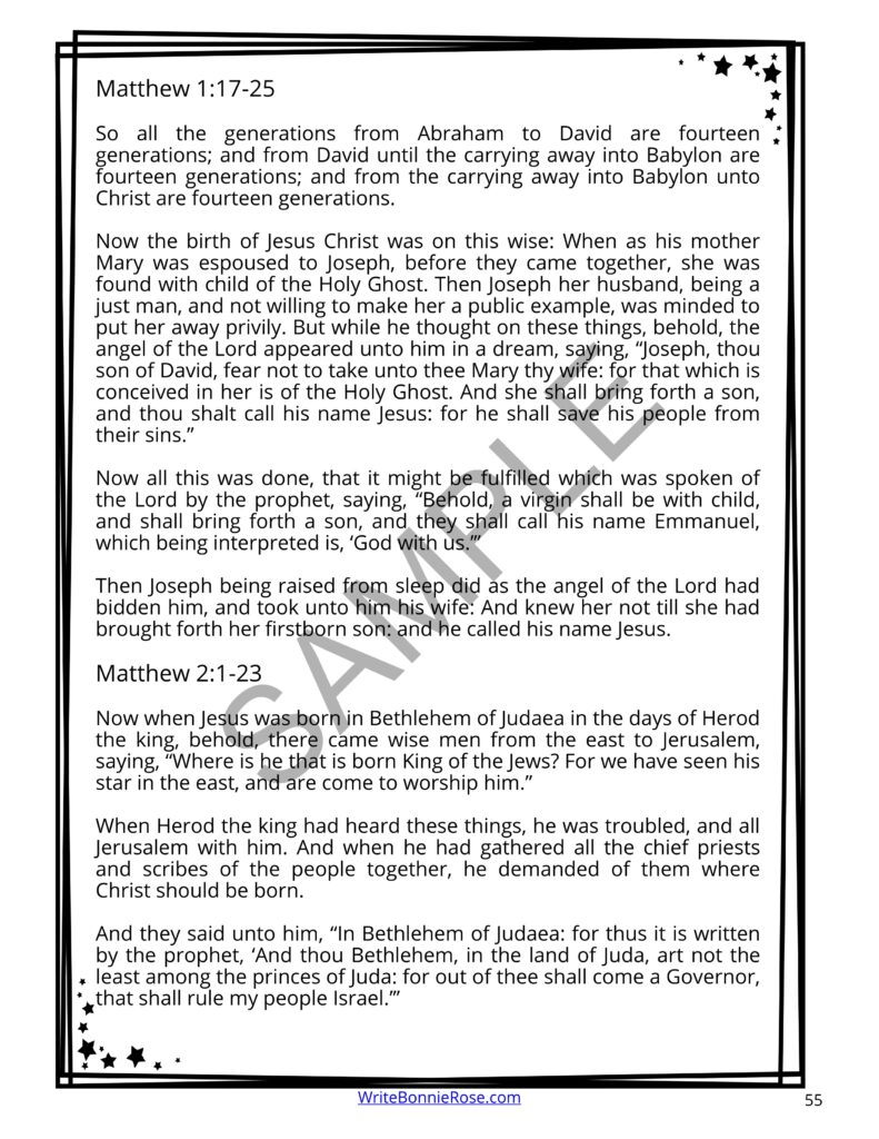 Christmas Story A to Z Coloring Book with Cursive Copywork | Made By ...