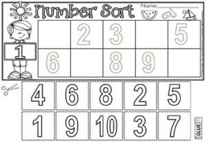 cut and paste numbers - Made By Teachers