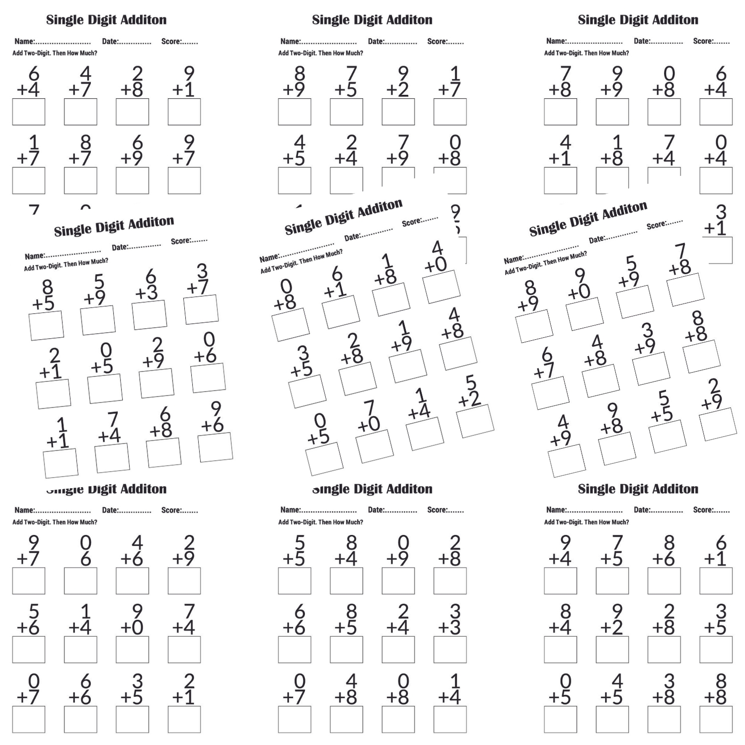 Addition Maths Workbook | Maths Workbook |Simple Math | Made By Teachers