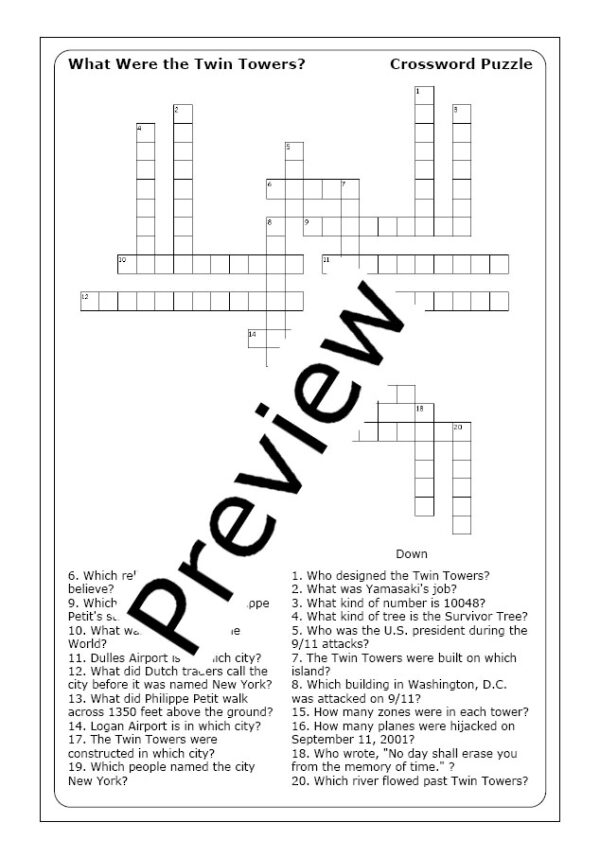 Jim O'Connor "What Were the Twin Towers?" worksheets | Made By Teachers