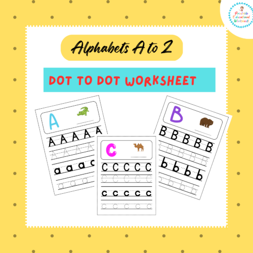 Alphabet Letter Tracing (A to Z), Dot to Dot Activities , Tracing ...