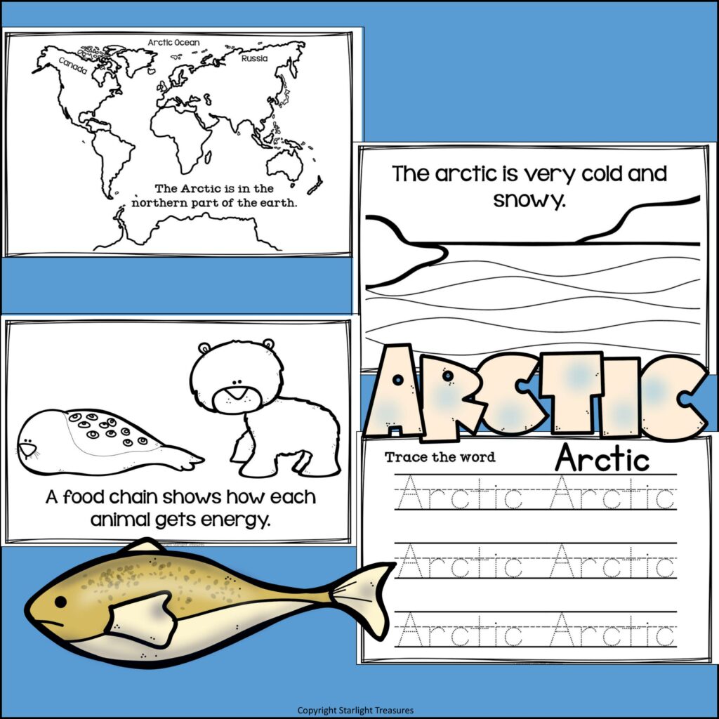 Arctic Food Chain Mini Book for Early Readers - Food Chains | Made By ...
