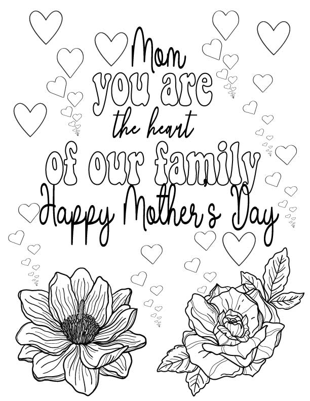 Mother's Day Coloring Pages | Made By Teachers