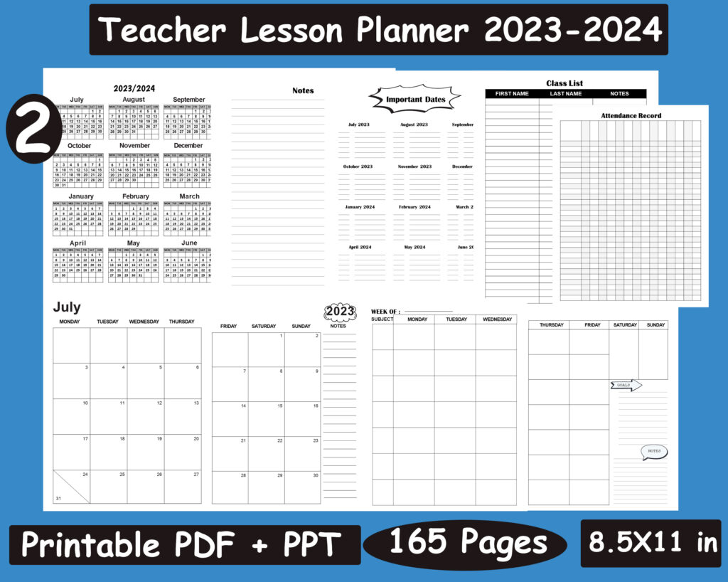 Teacher Planner Academic Year 2023-2024 Bundle | Made By Teachers