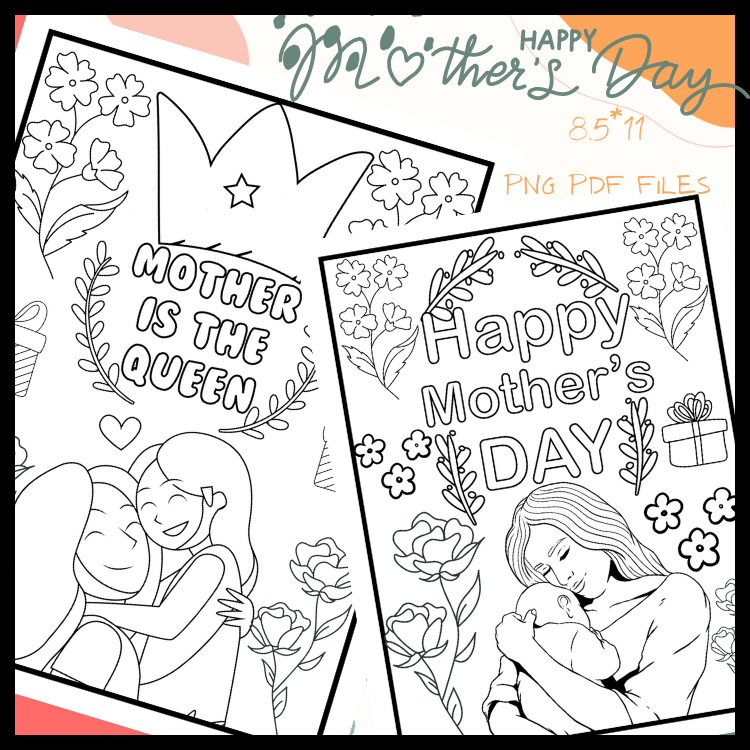 Mother's Day Coloring Pages & Writing Papers | Made By Teachers
