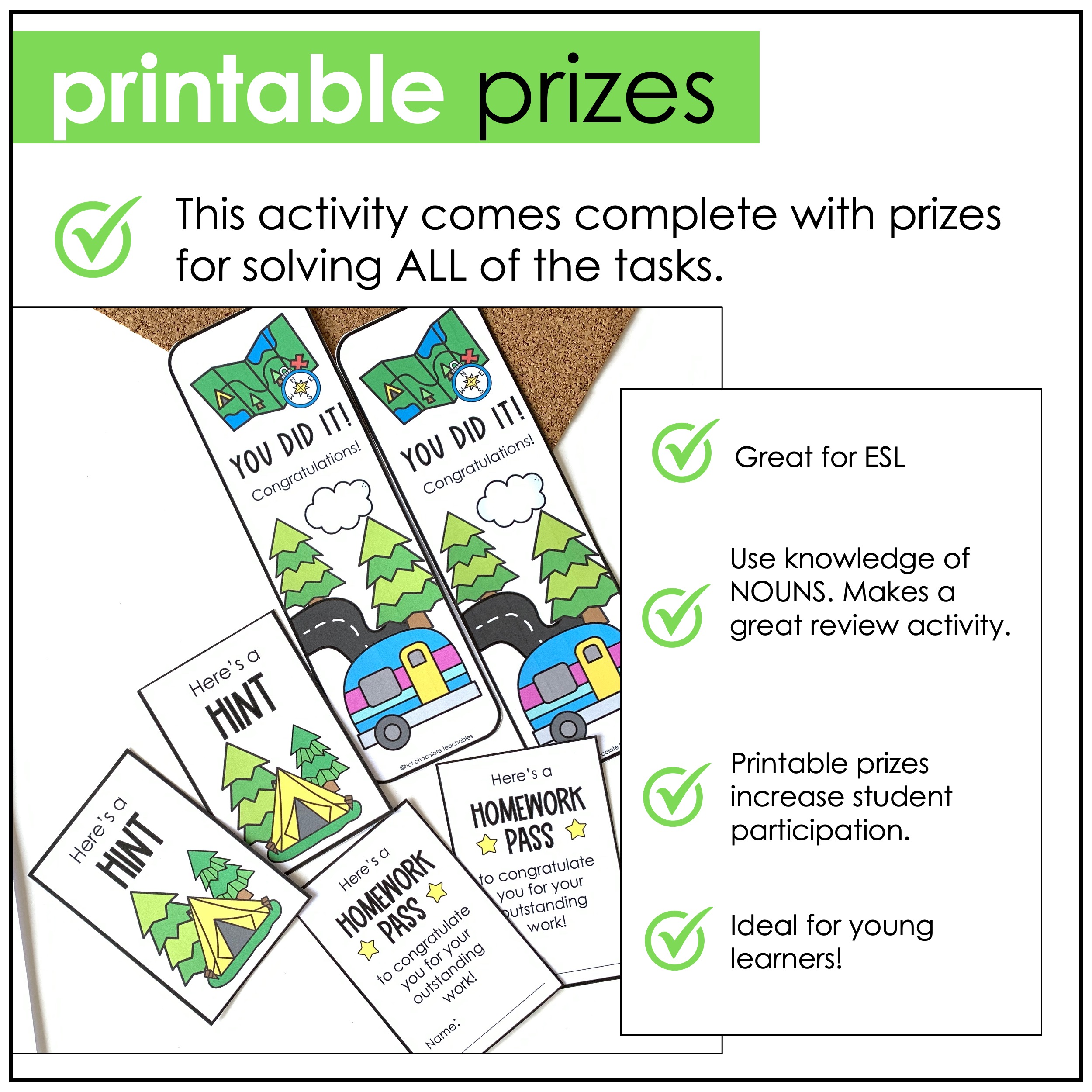 Noun Review Escape - Plural - Possessive - Common & Proper Nouns ELL ...