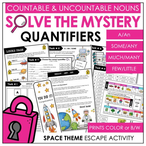 Quantifiers with Countable & Uncountable Nouns - A/An, Some, Any, Much ...