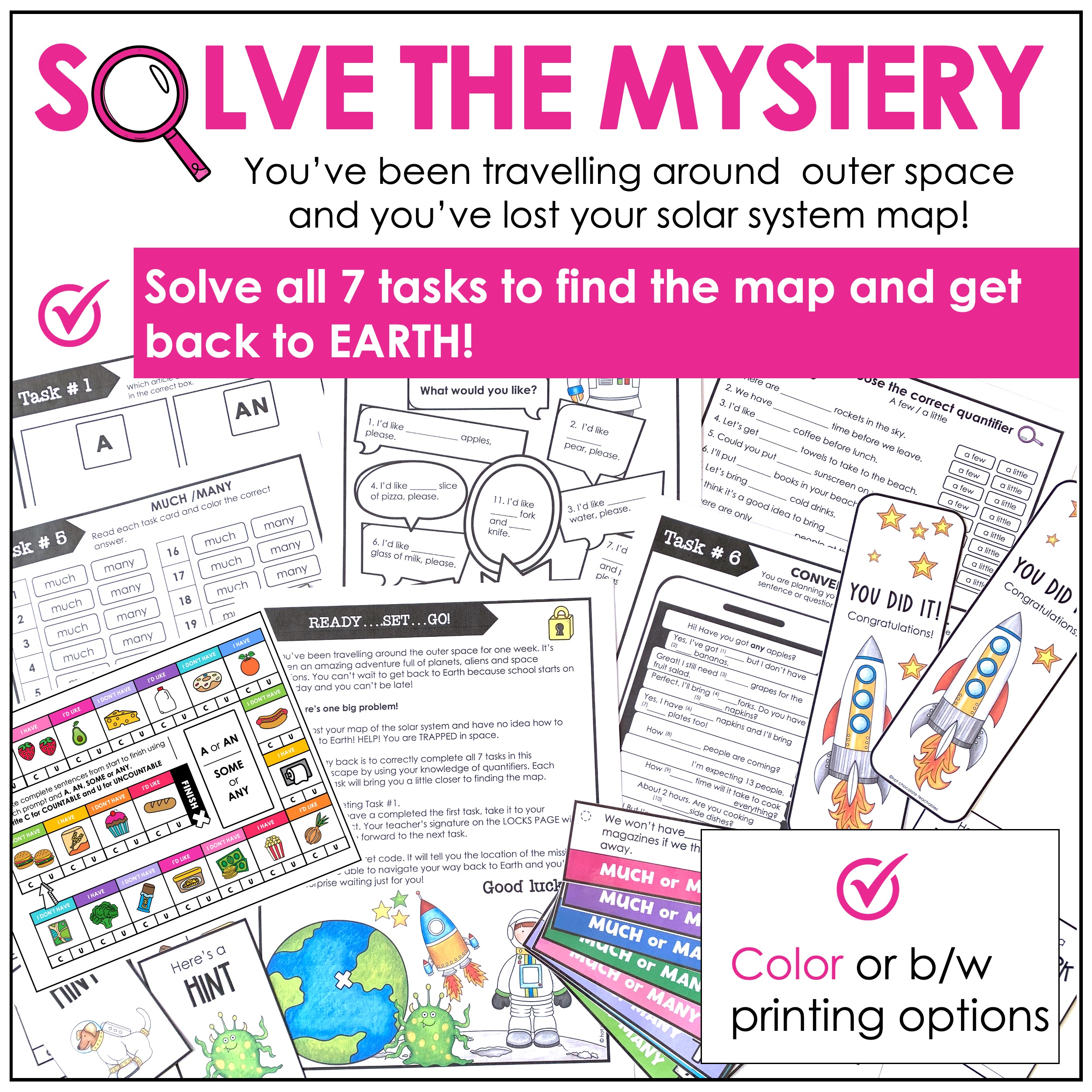 Quantifiers with Countable & Uncountable Nouns - A/An, Some, Any, Much ...