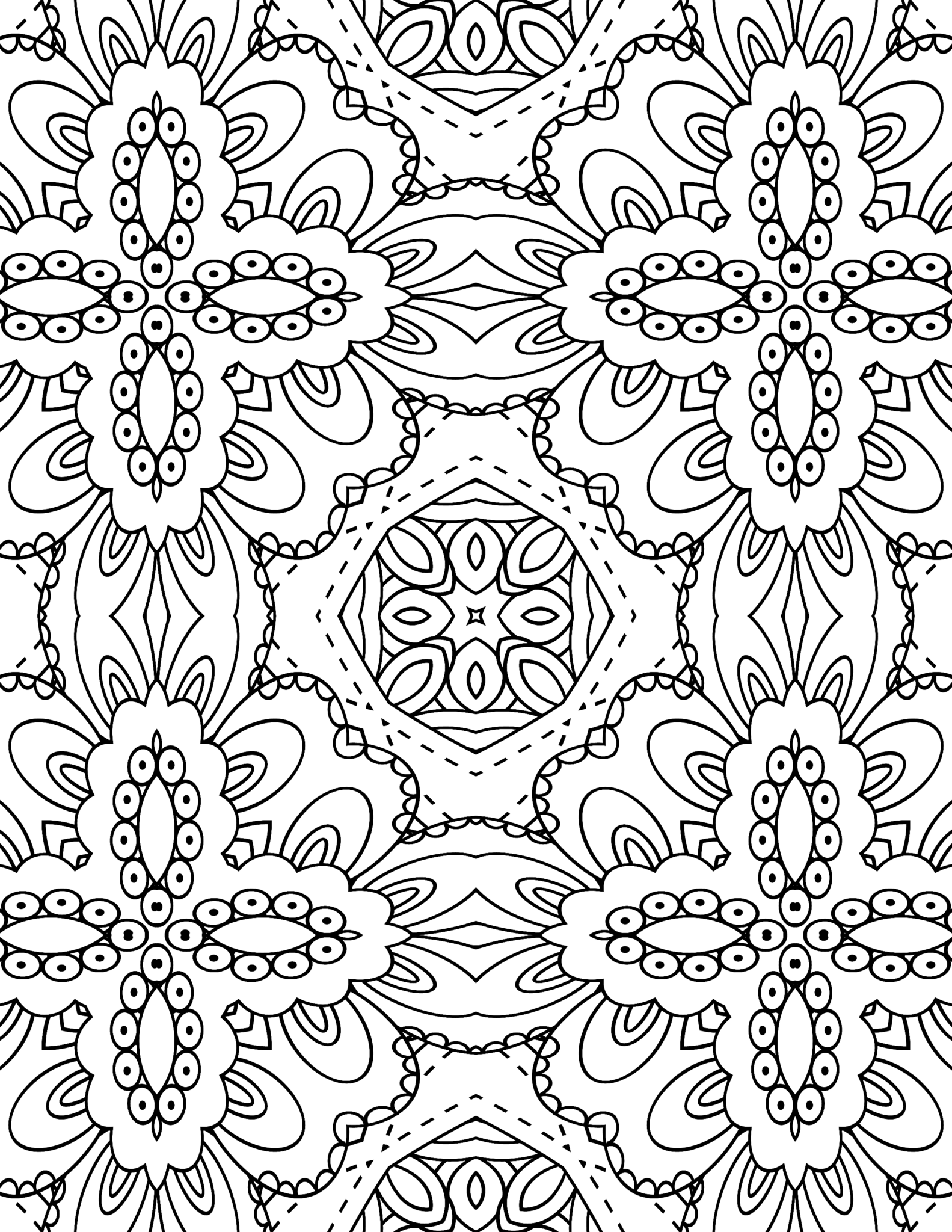 Unleash Your Creativity with 100 Seamless Coloring Page Patterns: The ...