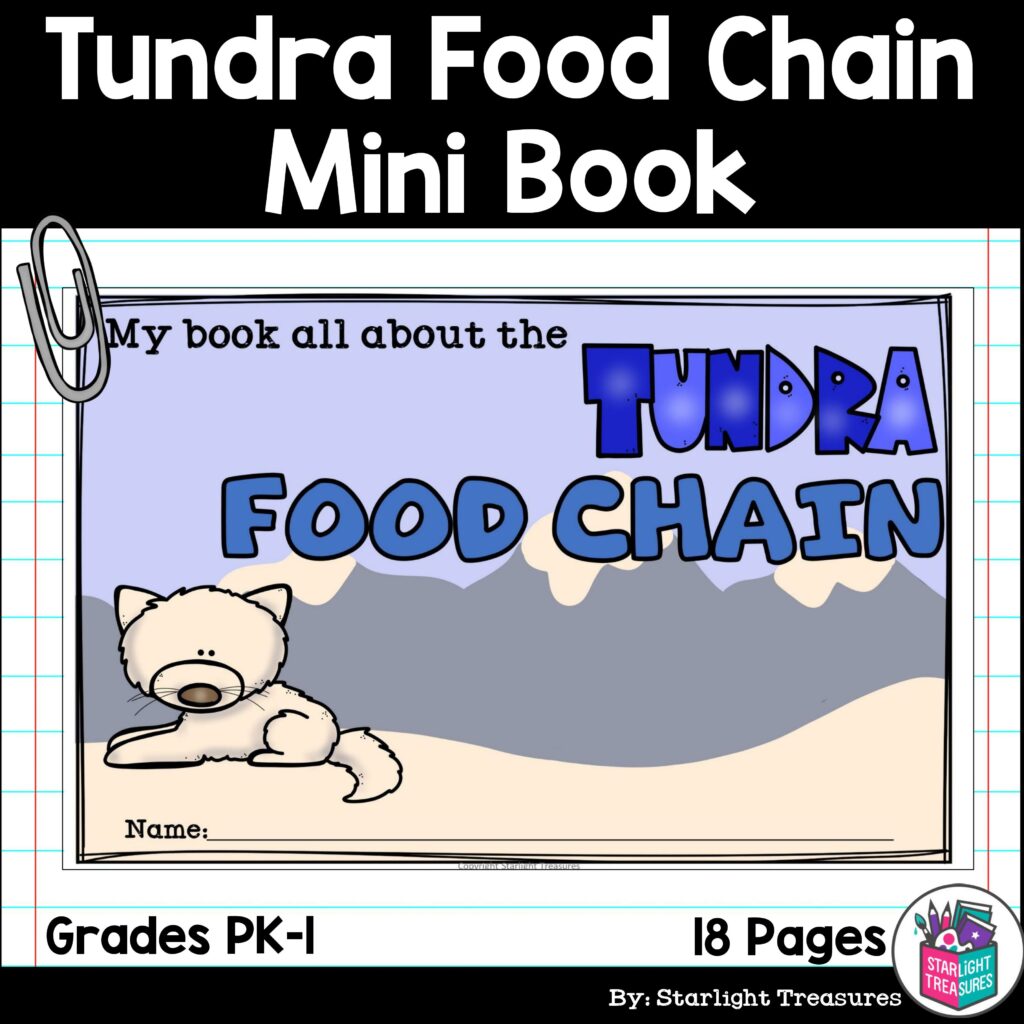 Tundra Food Chain Mini Book for Early Readers - Food Chains | Made By ...