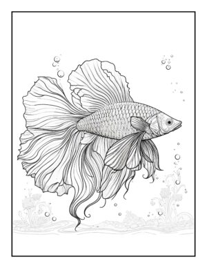 Make a Splash with the Aquarium Fish Coloring Book:100 Pages of ...