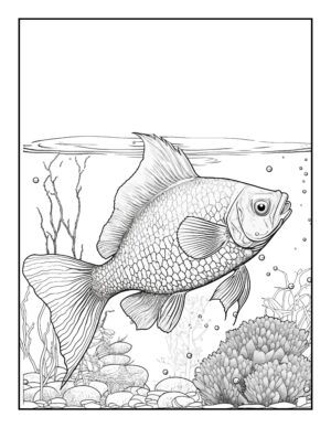 Make a Splash with the Aquarium Fish Coloring Book:100 Pages of ...