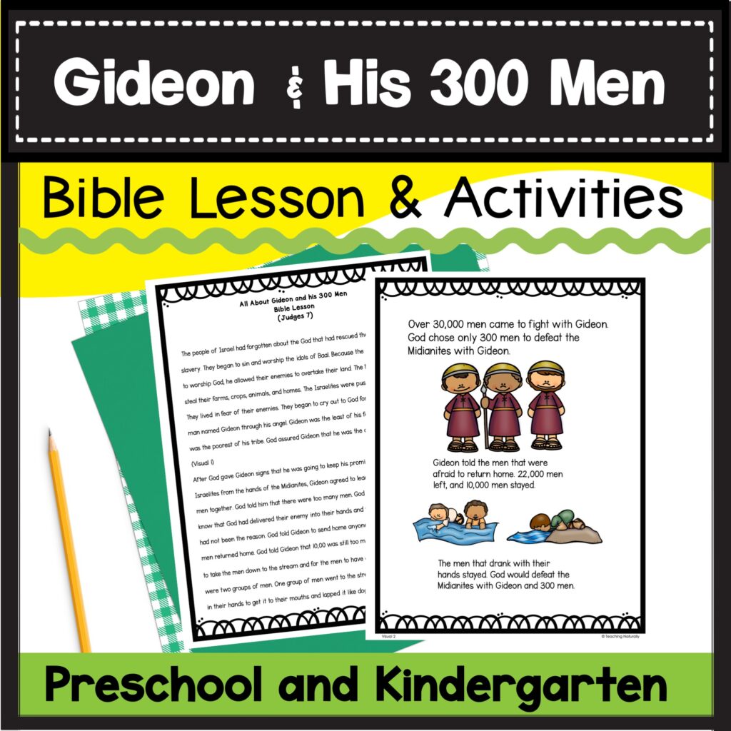 Gideon and his 300 Men Bible Story Lesson and Activities | Made By Teachers