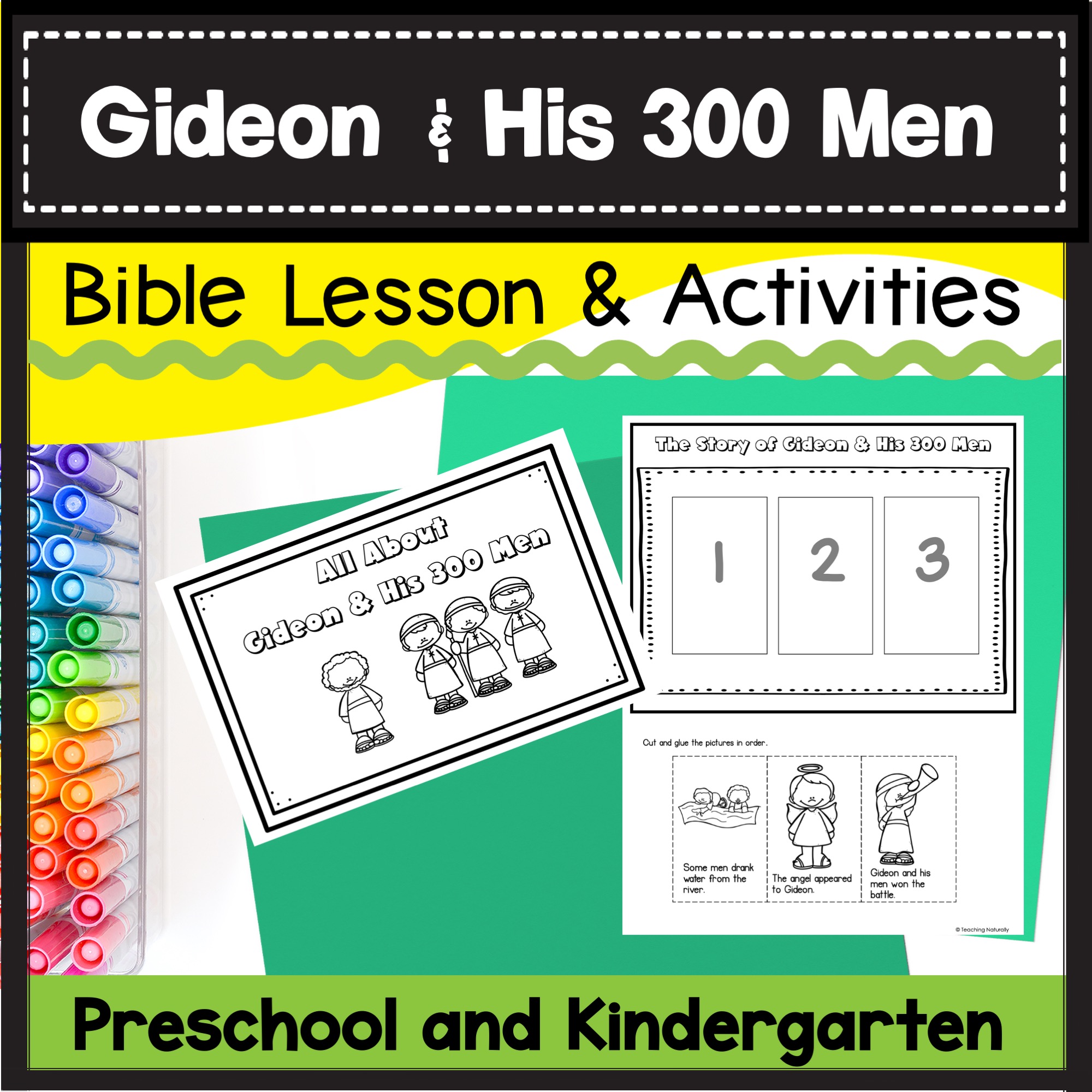 Gideon and his 300 Men Bible Story Lesson and Activities - Made By Teachers