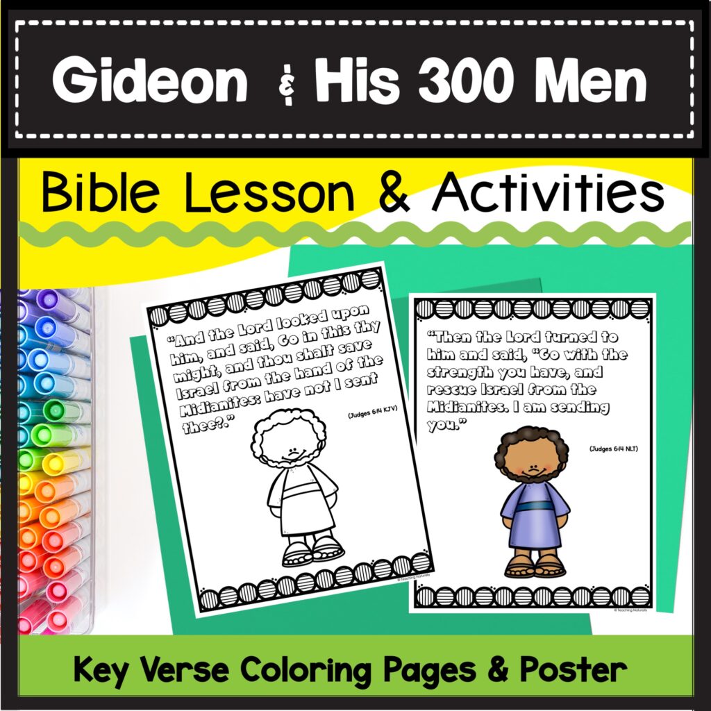 Gideon and his 300 Men Bible Story Lesson and Activities | Made By Teachers