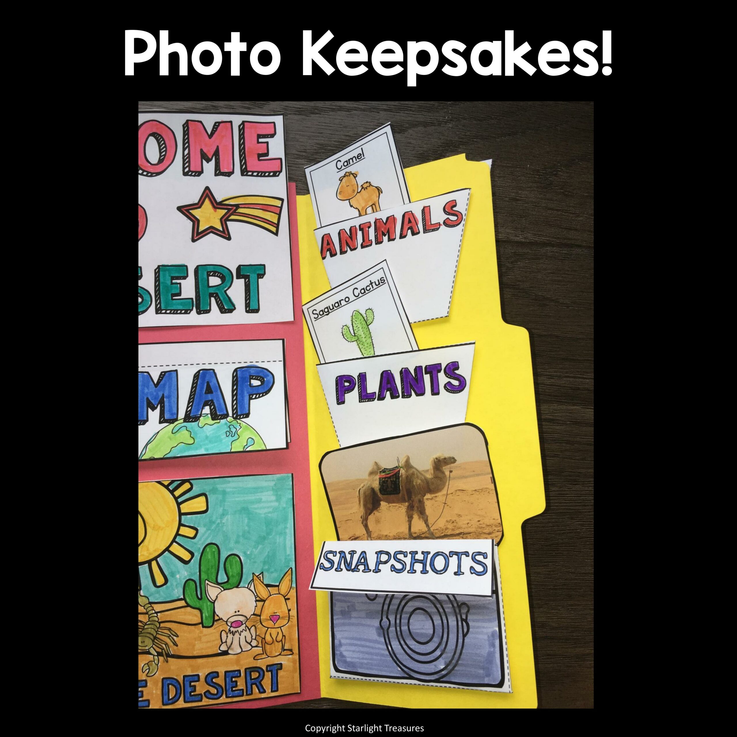 Desert Lapbook for Early Learners - Animal Habitats | Made By Teachers