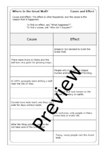 Patricia Demuth "Where Is the Great Wall?" worksheets | Made By Teachers