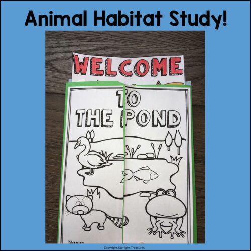 Pond Lapbook for Early Learners - Animal Habitats | Made By Teachers