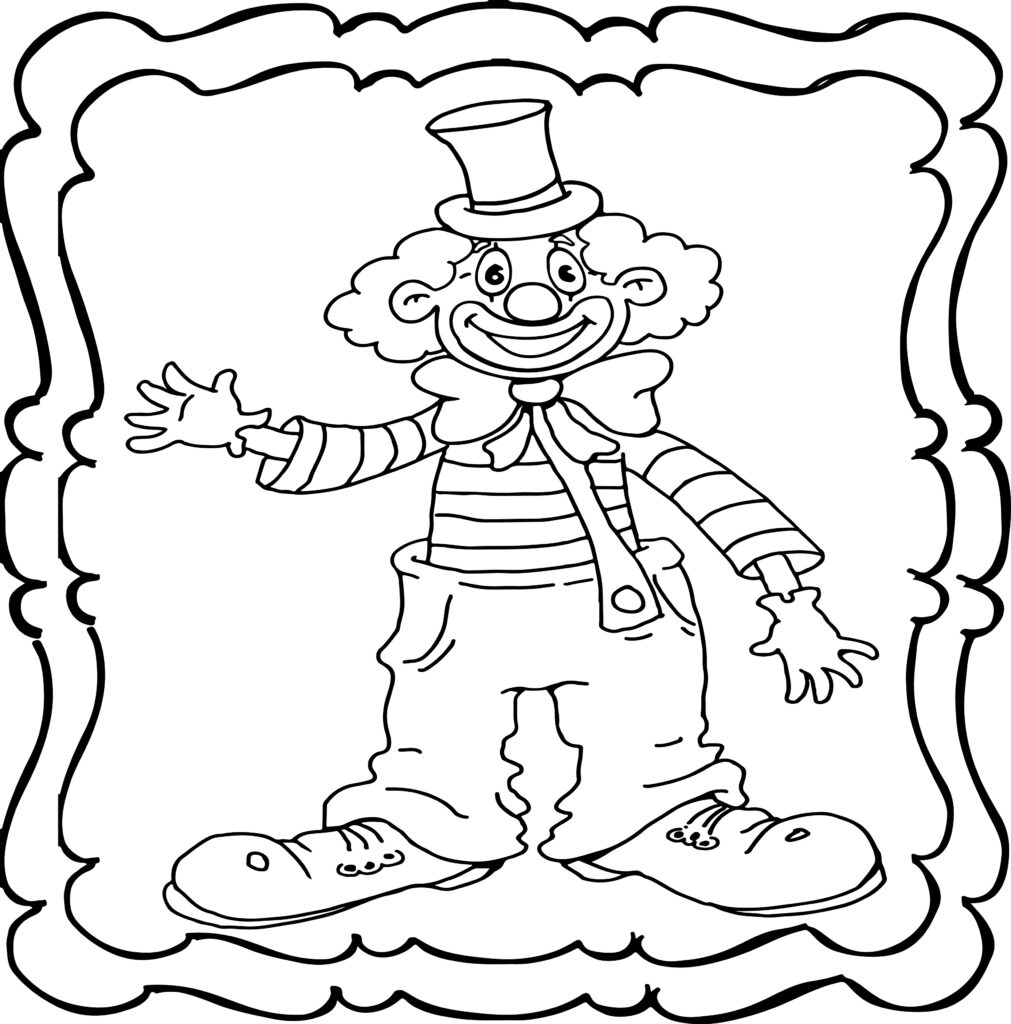 Clown Coloring Book : Easy and Fun Clowns Coloring Book for Kids | Made ...