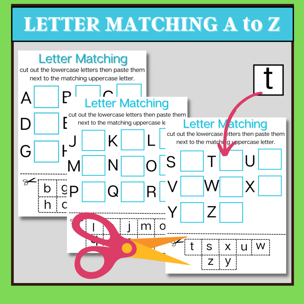 Missing Alphabet Letters Cut and Paste /spring | Made By Teachers