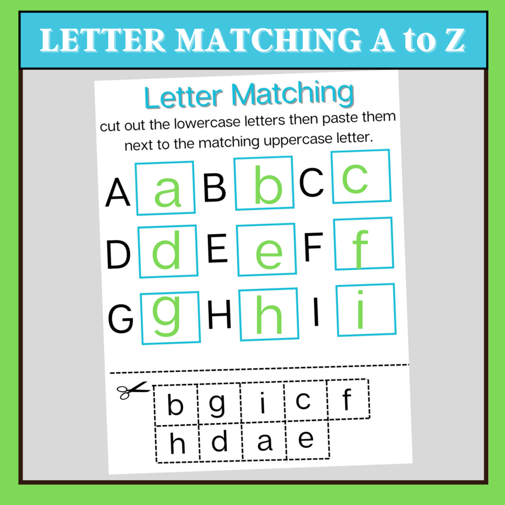 Missing Alphabet Letters Cut and Paste /spring | Made By Teachers