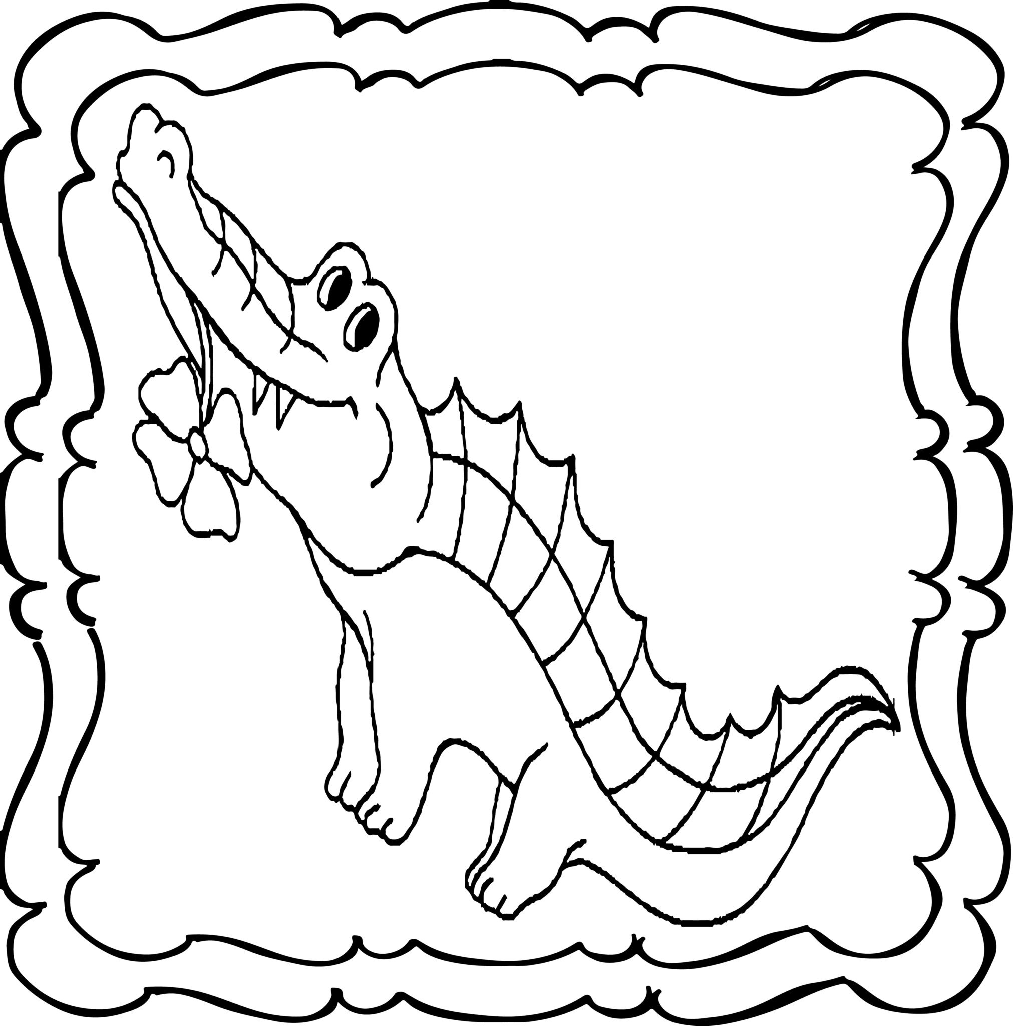 crocodile Coloring Book : Easy and Fun crocodiles Coloring Book for ...