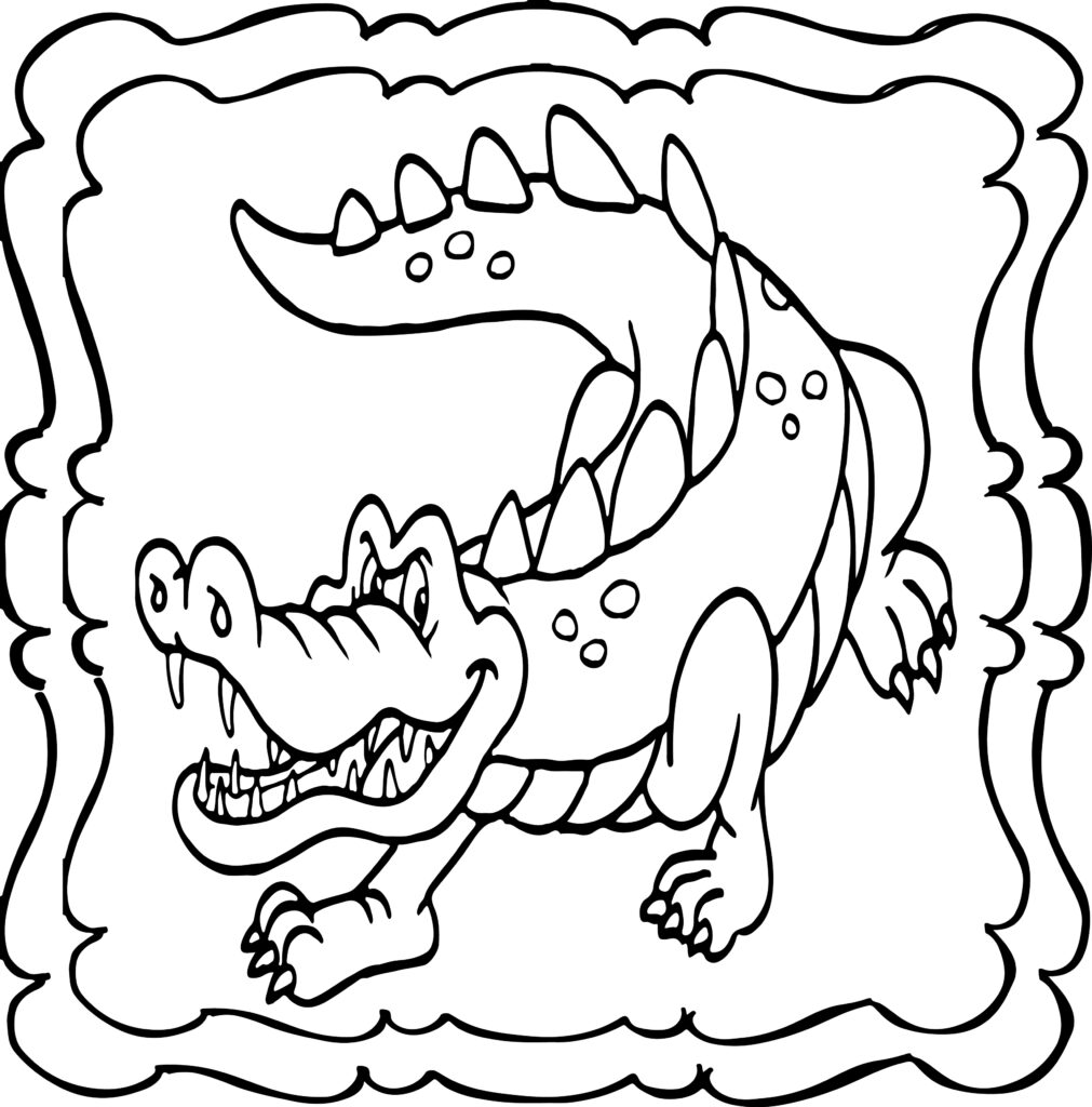 crocodile Coloring Book : Easy and Fun crocodiles Coloring Book for ...