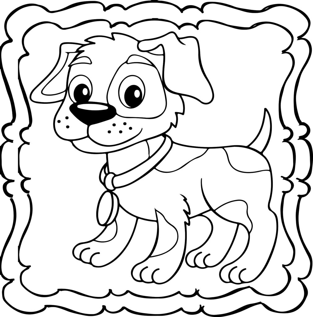 Dog Coloring Book : Easy and Fun Dogs Coloring Book for Kids | Made By ...