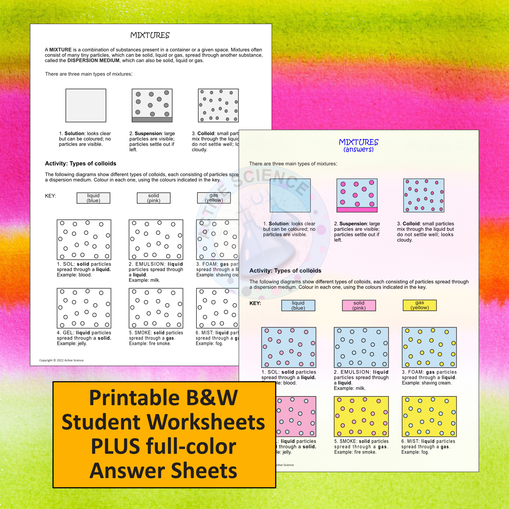 Separating Mixtures: Solutions, Suspensions, Colloids (US Edition ...