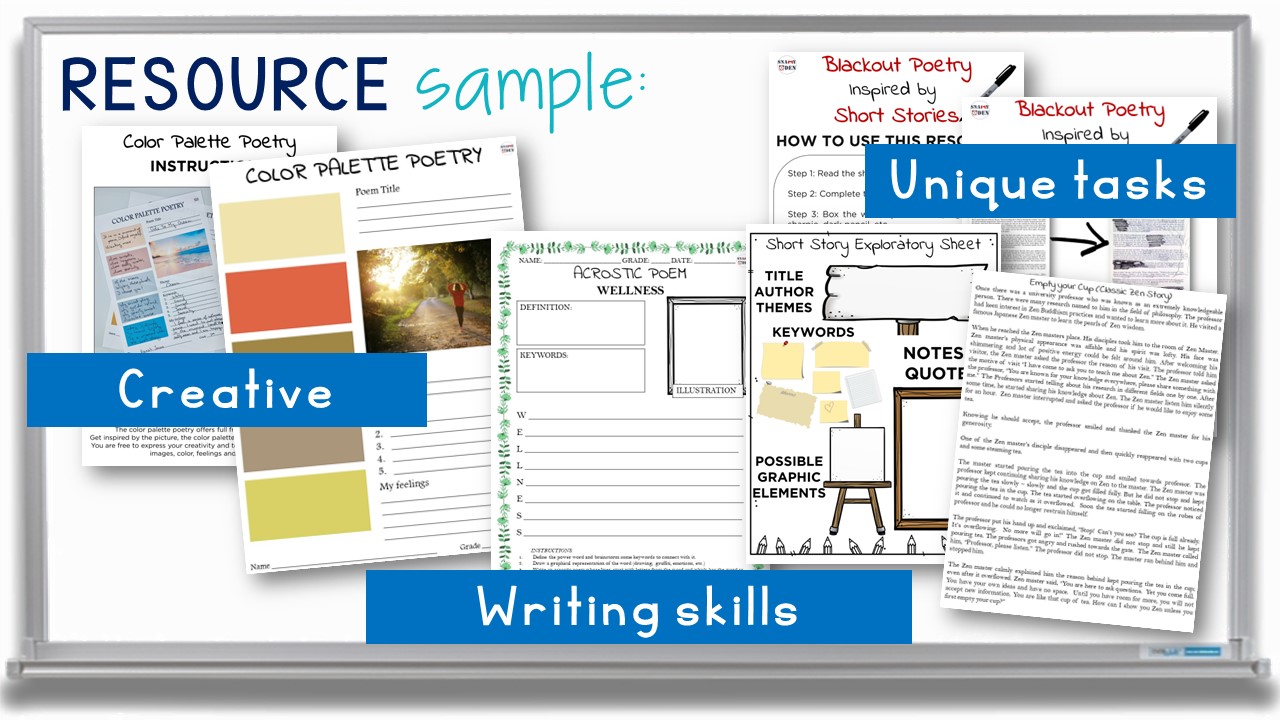 Mental Health Awareness Month Poetry Writing Activities - Print and ...