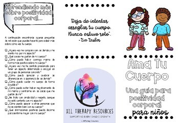 SPANISH VERSION - LOVE YOUR BODY - Body Positivity Brochure - SEL ...
