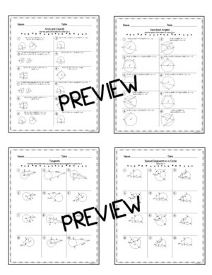 Circles - Editable Student Practice Pages | Made By Teachers