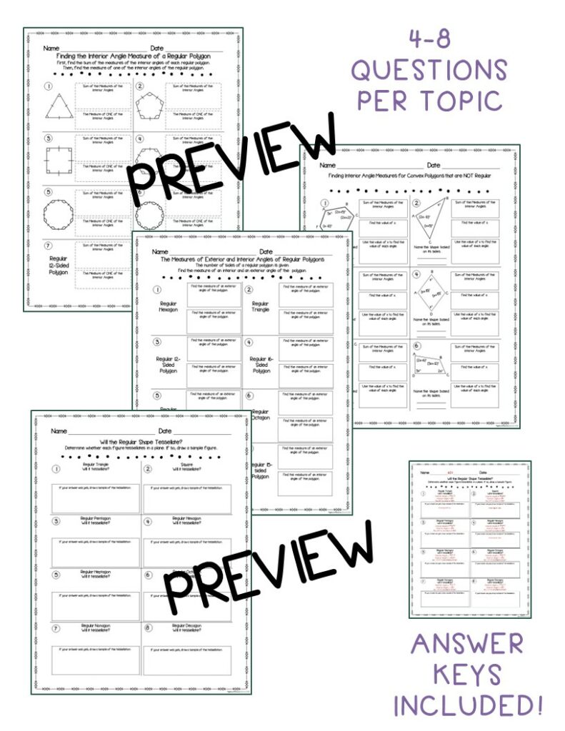 Polygons and Area - Editable Student Practice Pages | Made By Teachers