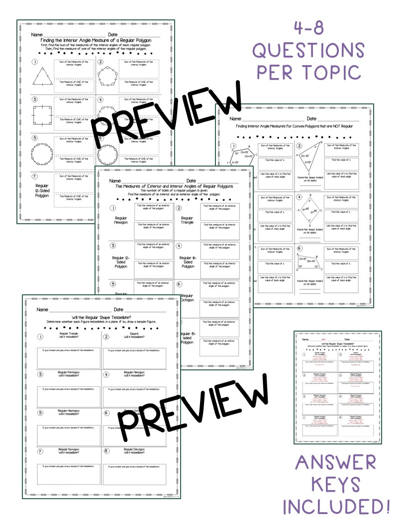 Polygons and Area - Editable Student Practice Pages | Made By Teachers