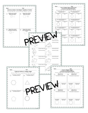 Polygons and Area - Editable Student Practice Pages | Made By Teachers