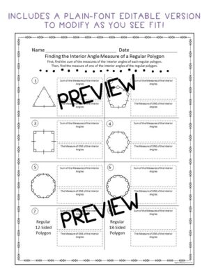 Polygons and Area - Editable Student Practice Pages | Made By Teachers