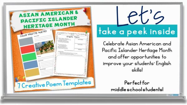 Asian American and Pacific Islander Heritage Month Poetry Writing ...