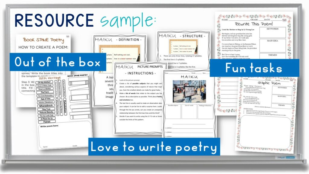 Asian American and Pacific Islander Heritage Month Poetry Writing ...