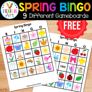 FREE 9 Pages Spring Bingo Game | Made By Teachers