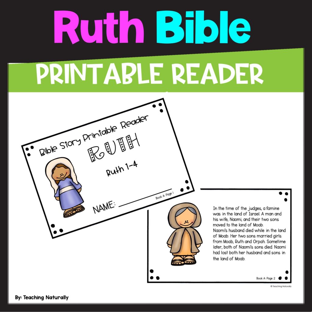 Ruth Bible Story Reader Printable Booklet | Made By Teachers